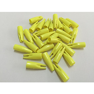 JIEXI HWYP Plastic Carbon Arrow Nocks for OD 6.9mm Arrow Shafts Pack of 50