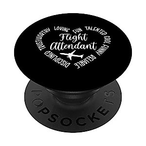 Flight Attendant PopSockets Swappable PopGrip