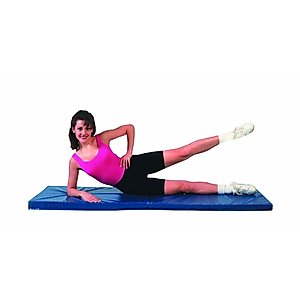 CanDo Non-Folding Individual Rest Mat, Polyurethane, 2 x 5 Foot, 1 Inch