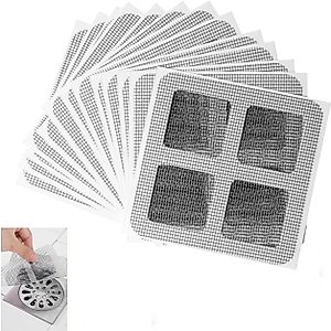 Generic Disposable Hair Drain Stickers, 2024 New Disposable Floor Drain Filter Stickers Floor Drain Sticker, Hair Drain Sticker for Bathroom, Laundry, Bathtub, Kitchen, Sink (50), As Show