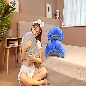 pangcangshu Likelike Insect Plush Toys Pill Bug Stuffed Soft Animals Pillow Back Cushion Insect Doll Kids Toys Girls Boys Gift (Gray,50cm/19inch)