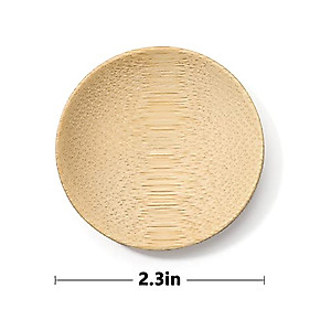 Tea Bag Coasters Bamboo Wood Tea Bag Saucer Teabag Coaster Tea Bag Storage Rack Tray Bracket Tea Bag Set of 12 (Wood)