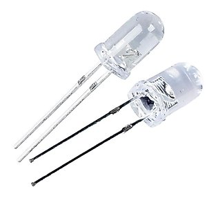 SpeedyFPV 50pcs 5mm Dome LED Lights 1.8-3.4V (Red/Green/Blue) (Red)