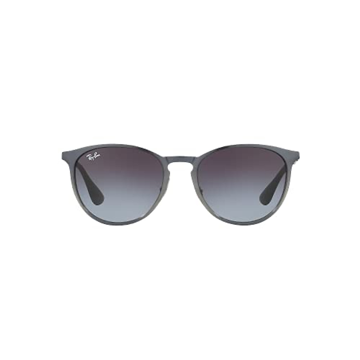 Ray-Ban RB3539 Erika Metal Sunglasses + Vision Group Accessories Bundle for unisex-adult (Metallic Grey/Light Grey Gradient Dark Grey (192/8G)