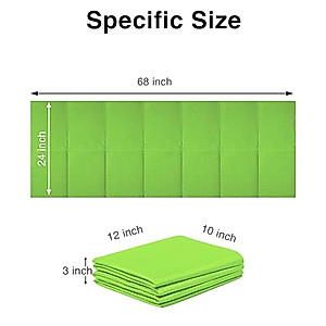 PABUSIOR Shelf Liner Non-Slip, 0.2in Thick, Strong Grip, 24 x 68 Inch, Easy to Cut Tools Drawer Liners for Under Sink, Cabinet, Green