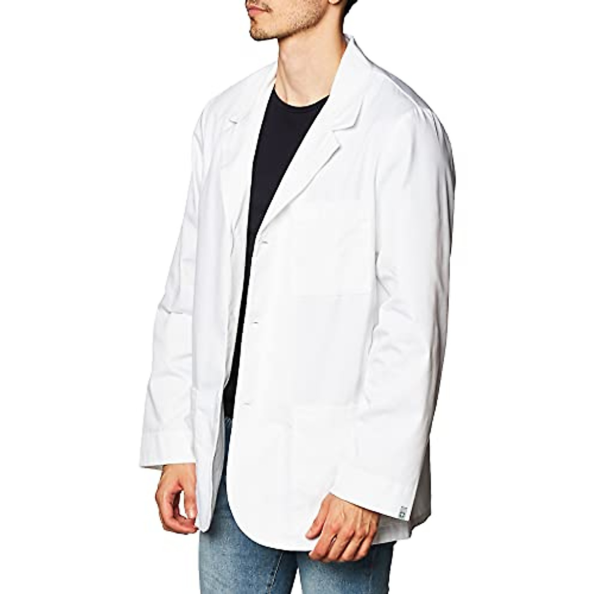 Med-Man Professional Whites with Certainty 31 Inch Consultation Coat, White, Medium