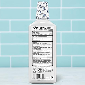ACT Dry Mouth Anticavity Zero Alcohol Fluoride Mouthwash 18 fl. oz. Soothing Mint