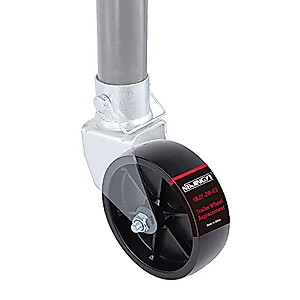 Swivel Boat Trailer Jack 1500Lbs with 6-Inch Double Wheels 10" Vertical Travel with Bolt-on mounting Hardware (6“1200lbs)
