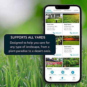 Rachio 3 Smart Bundle: Includes Rachio 3rd Generation-8 Zone Smart Sprinkler Controller (Alexa Compatible w/ Hyperlocal Weather Intelligence Plus & Rain Skip) & Rachio Weatherproof Outdoor Enclosure
