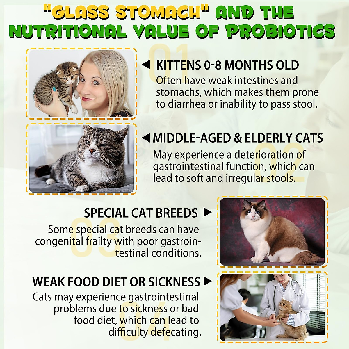 Cat Constipation Relief, Cat Constipation Liquid Drops Supports Cats Laxative Relief - Pet Herbal Supplements for Cats, Cat Stool Softener Cat Laxative Constipation Relief - Chicken Flavour / 2 Fl Oz