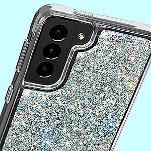 Case-Mate - Twinkle - Case for Samsung Galaxy S21 Plus 5G - Glitter Foil Elements - 10 ft Drop Protection - 6.7 inch - Stardust