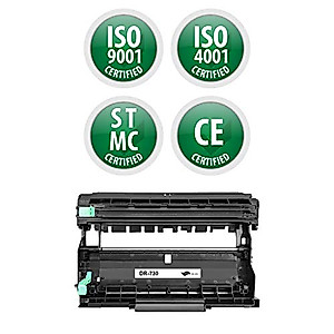 ReManufactured Toner Drum for DR-730 | Compatible Drum Replacement for Brother DCP-L2550DW, Brother MFC-L2710DW/L2730DW/L2750DW/L2750DWXL | Standard Yield Laser Printer by Premium Ink&Toner
