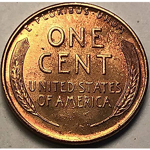 1944 P Lincoln Wheat Cent Red Penny Seller Mint State