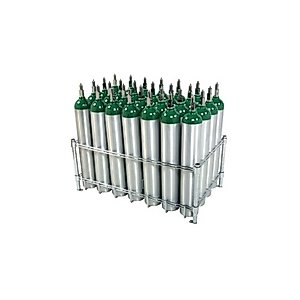 Stack & Rack Oxygen Tank Storage Rack - Holds 28 E Size Cylinders