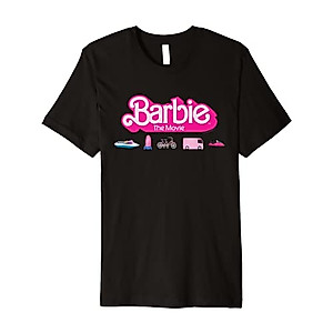 Barbie The Movie - Transportation Vehicles Premium T-Shirt