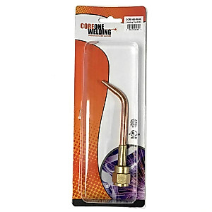 COREONE WELDING Brazing Nozzle Tip Used With Oxygen Acetylene Fuel for Victor 100 Series Size #00 COR 100-W-00