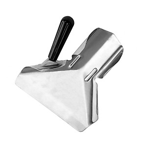 TrueCraftware Commercial French Fry Bagger Stainless Steel Removable Right Handle- Popcorn Machine Commercial French Fry Bagger Scooper Speed Scoop Shovel for Potato Chips Snacks Popcorn Bar