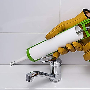 Hotop 23 Pieces Caulking Finisher Kit Caulk Nozzle Applicator Stainless Steel Sealant Finishing Tool Caulk Nozzle Finisher Kit for Kitchen Bathroom Window, 23 Sizes