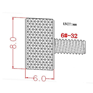 New Lon0167 Computer PC Featured Graphics Card Knurled reliable efficacy Head Thumb Screws Purple 6#-32 4pcs(id:f36 35 3f 90f)