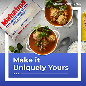 Mahatma Extra-Long-Grain Rice 5-Pound Rice Bag, Gluten-Free and Non-GMO White Rice Bulk Bag, 1 Bag of Rice