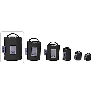 MDF Instruments Latex-Free Thigh Replacement Blood Pressure Monitor Cuff - Single Tube - Black (MDF2090471-11)