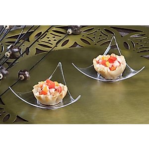 EMI Yoshi Koyal Aster Dish, 2.5 by 3-Inch, Clear, Set of 200