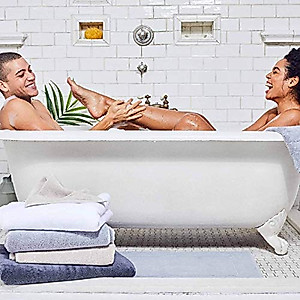 Brooklinen Towel, Luxury Cotton Super Plush Spa Washcloths in White - Set of 2