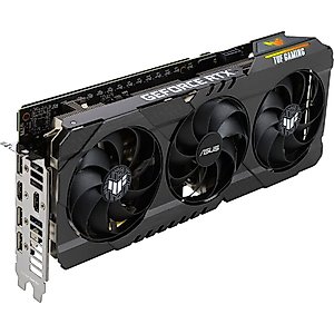ASUS TUF Gaming NVIDIA GeForce RTX 3060 V2 OC Edition Graphics Card (PCIe 4.0, 12GB GDDR6, HDMI 2.1, DisplayPort 1.4a, Dual Ball Fan Bearings, Military-Grade Certification, GPU Tweak II) (Renewed)