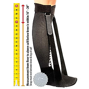 StrictlyStability Plantar Fasciitis Night Sock with Massage Ball Included (Large)