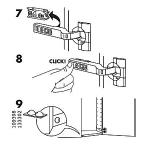 UTRUSTA Hinge Pack of 2