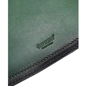 OLD TREND Ada Leather Crossbody Bag (Green Ombre)