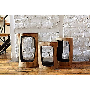Book Shelfs, Set Of Three Coffee Tables, Wooden End Tables, Book Stand, Rustic Dorm Decor