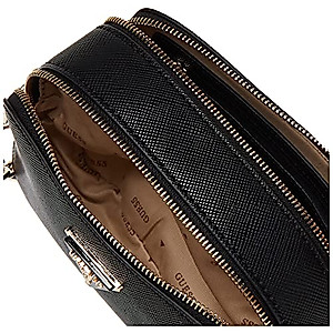 GUESS womens Noelle Crossbody Camera, Black, one size US