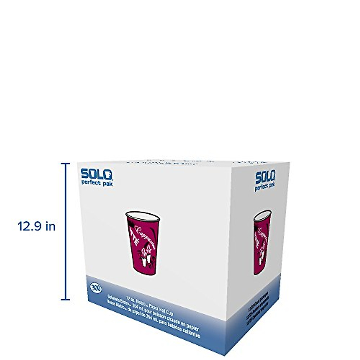 Solo OF12BI-0041 12 oz Bistro SSP Paper Hot Cup (Case of 300)