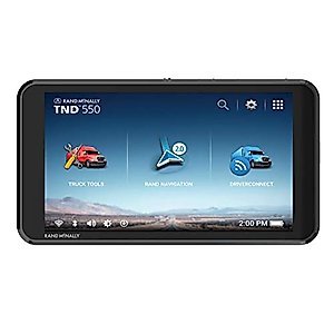 Rand McNally TND 550 5-inch GPS Truck Navigator Easy-to-Read Display Custom Truck Routing and Rand Navigation 2.0