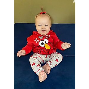 Sesame Street Elmo Toddler Girls Fleece Hoodie & Leggings Elmo 2T