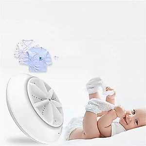Mini Washing Machine Portable Ultrasonic Turbine Sterilization Removes Dirt Washer USB Cable for Travel Home Business Trip