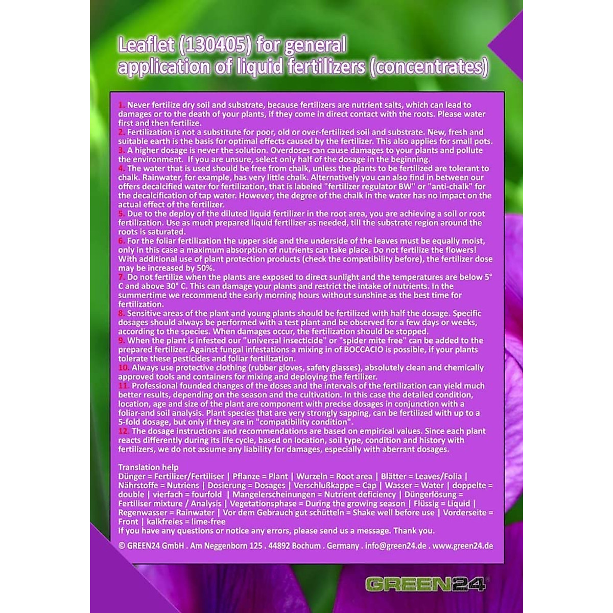 Ficus Bonsai Liquid Fertilizer NPK for Ficus Ginseng, retusa, microcarpa, Bonsai Fertilizer (Made in Germany)