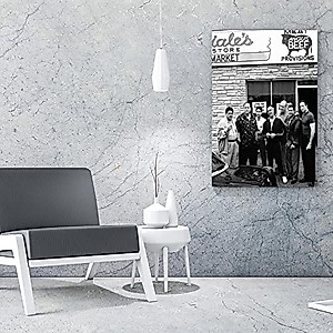 fenlin Art Poster Sopranos Black & White Poster Poster Canvas Wall ArtPoster Decorative Painting Canvas Wall Art Living Room Posters Bedroom Painting, 16x20inch(40x51cm)
