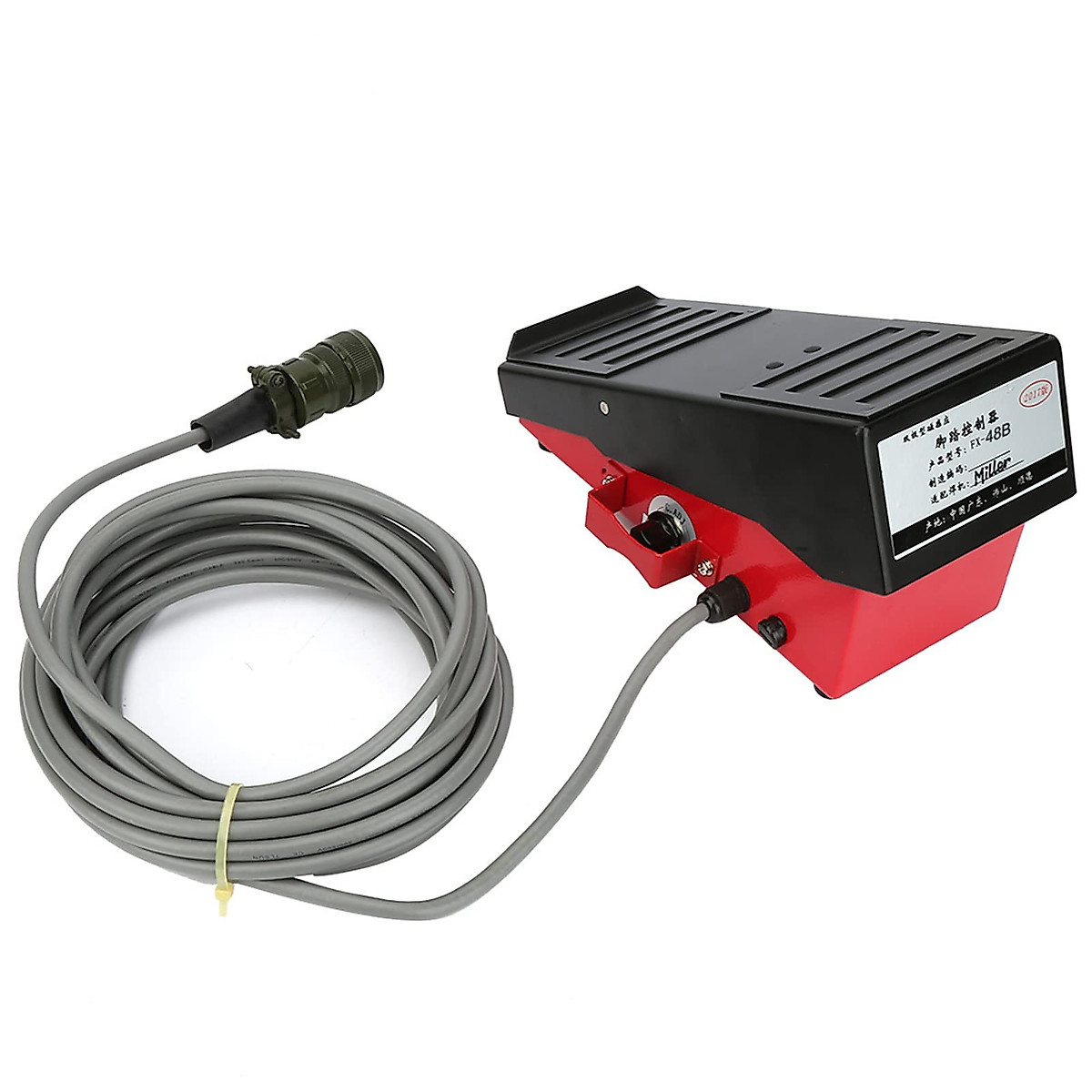 Foot Control Pedal, Foot Pedal for TIG Welder, 14-Pin Plug Foot Control Pedal with 7.2 Meters Cable, for Miller TIG Welder