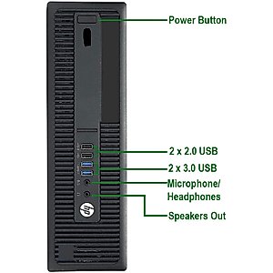 HP 600 G1 SFF Computer Desktop PC, Intel Core i7 3.4GHz Processor, 16GB Ram, 128GB M.2 SSD, 2TB HDD, Wireless Keyboard Mouse, WiFi | Bluetooth, New HP Dual 27 FHD LED Monitor, Windows 10 (Renewed)