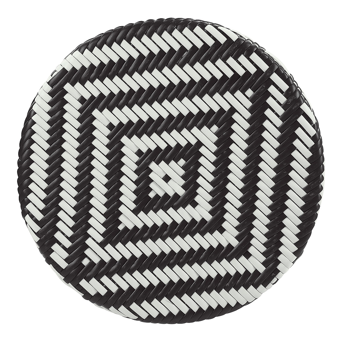 Greemotion Binde Boho 30-inch Aluminum and All-Weather Wicker Barstools with Footrest, Patio Stools & Bar Chairs for Outdoor, Kitchen Counter, Poolside, Yard, Set of 2, Brown