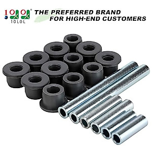 10L0L Front Lower Spring A-Arm Bushing Sleeves Kit for Club Car Precedent 2004-up Golf Cart, Replace OEM 102289901 1029562-01 1022874011 102288101 102287701 1102287601