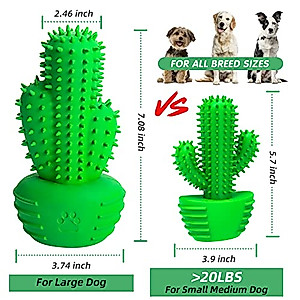 Dog Chew Toys Dog Toothbrush Stick Teeth Cleaning Brush Dental for Medium Large Dog, Puppy Christmas,Easter Birthday Gifts, Outdoor Dog Squeaky Toys for Aggressive Chewers Tough Toys Interactive