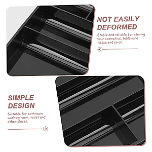 BESTOYARD 3pcs desktop storage box closet organizer under sink organizers and storage organization and storage dresser organizer changing table organizer office plastic trash box drawer