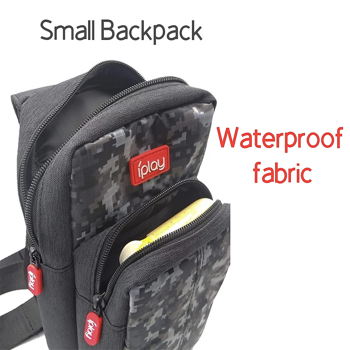 ENFILY Backpack Crossbody Travel Bag Compatible for Nintendo Switch/Switch OLED Model(2021) & Accessories, Nylon Waterproof Portable Shoulder bags, Carrying Case