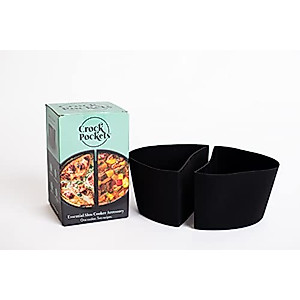 CrockPockets The Original Slow Cooker Divider, Silicone Insert, BPA Free, Dishwasher Safe