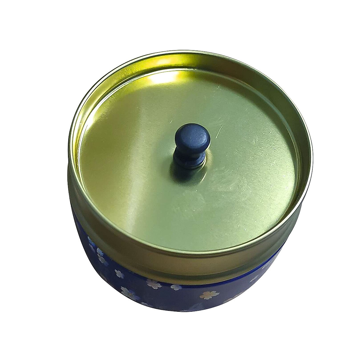 Topwon Body Powder Container with Powder Puff for Baby Women Talc Free Dusting Loose Powder Case Home Travel Powder Box (2 Pack)