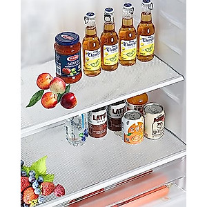Shelf Liners for Kitchen Cabinets Non Slip 11 Inch Wide X 20 Ft Non Adhesive Drawer Liner Waterproof Clear Cabinet Liner Oil Proof Shelves Liner for Refrigerator Cupboard Pantry Closet Bathroom