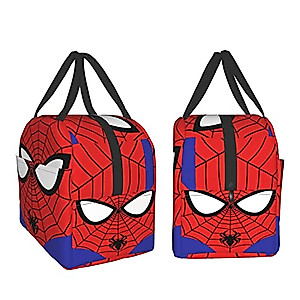 ACIQIUOL Lunch Bag for Boys - Lunch Box Reusable Prepare Lunch Box for Meal School Travel Tote Daily Storage M